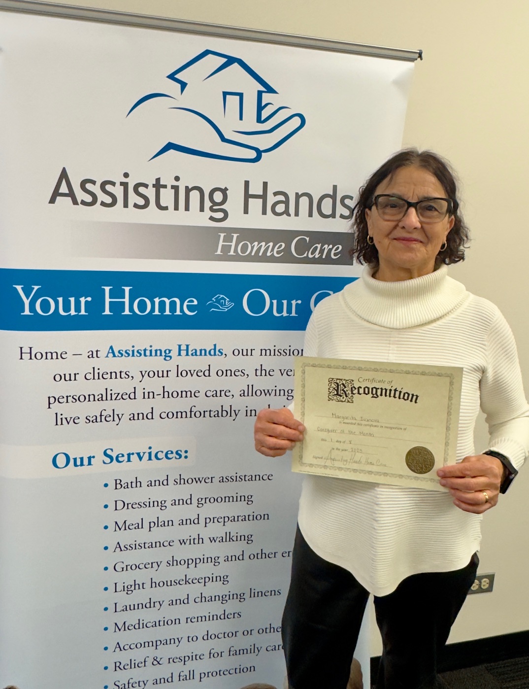 January Caregiver of the Month: Margarita | Assisting Hands