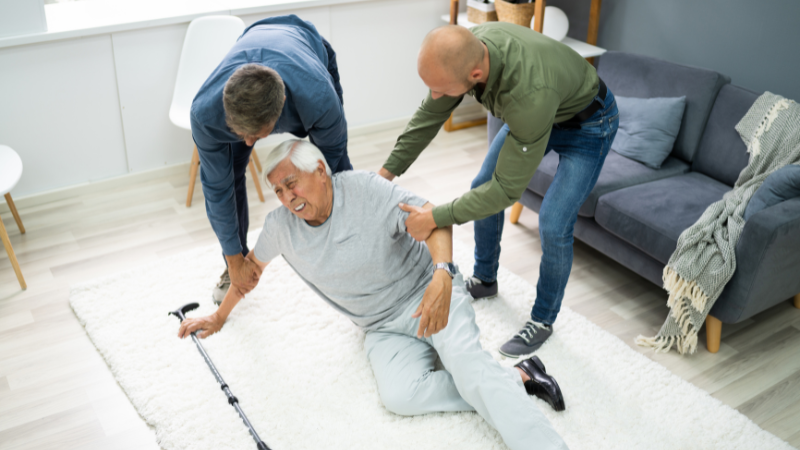 Helping Someone Up After A Fall